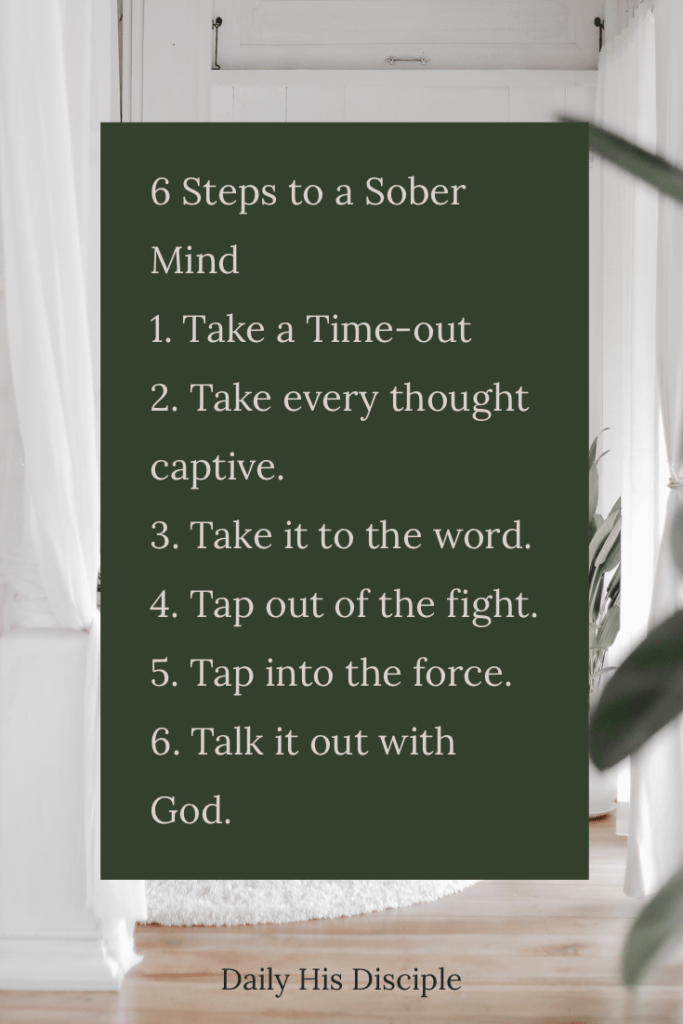 Having a Sober Mind for Spiritual Stability - Daily His Disciple